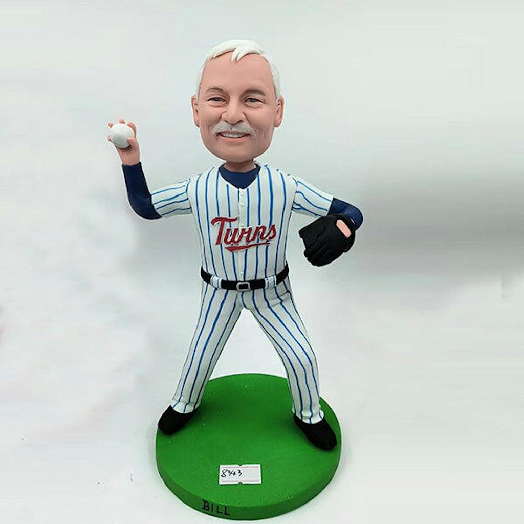 Personalized Custom Baseball Sportman Bobblehead - Gift for Him ...
