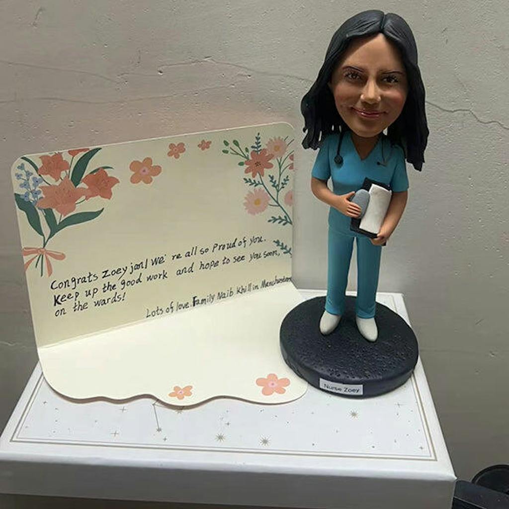 Personalized Nurse Bobblehead Figures Based on Her Photos - Perfect ...