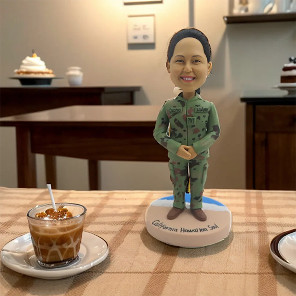 Custom Female Soldier Bobblehead From Photos - Christmas Ideas ...