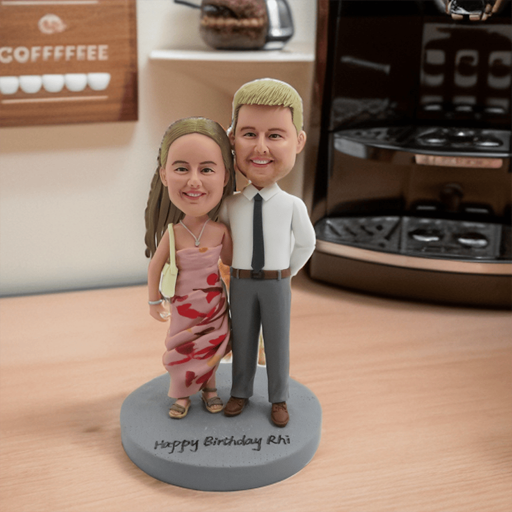 Personalized Custom Couple Bobblehead Craft for Parents Anniversary ...