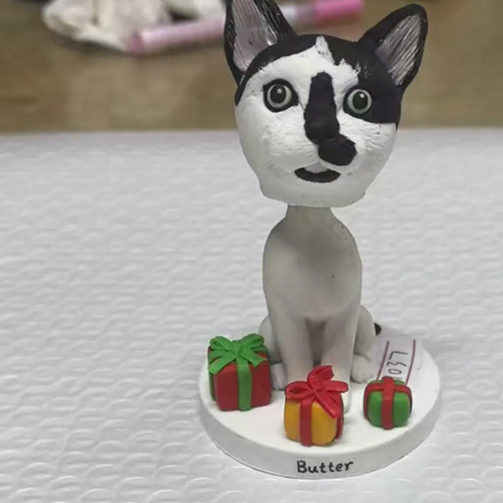 Custom Cat Bobblehead from Photos for Your Pet – BobbleGifts
