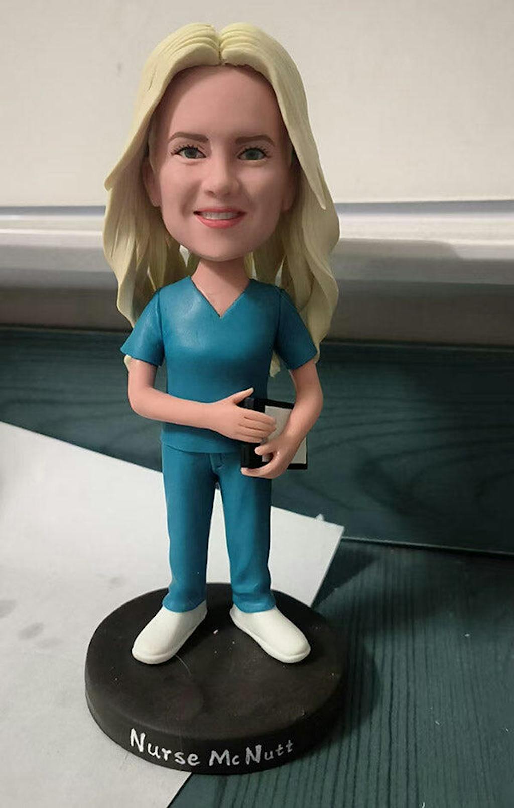 Personalized Nurse Bobblehead Figures Based on Her Photos - Perfect ...