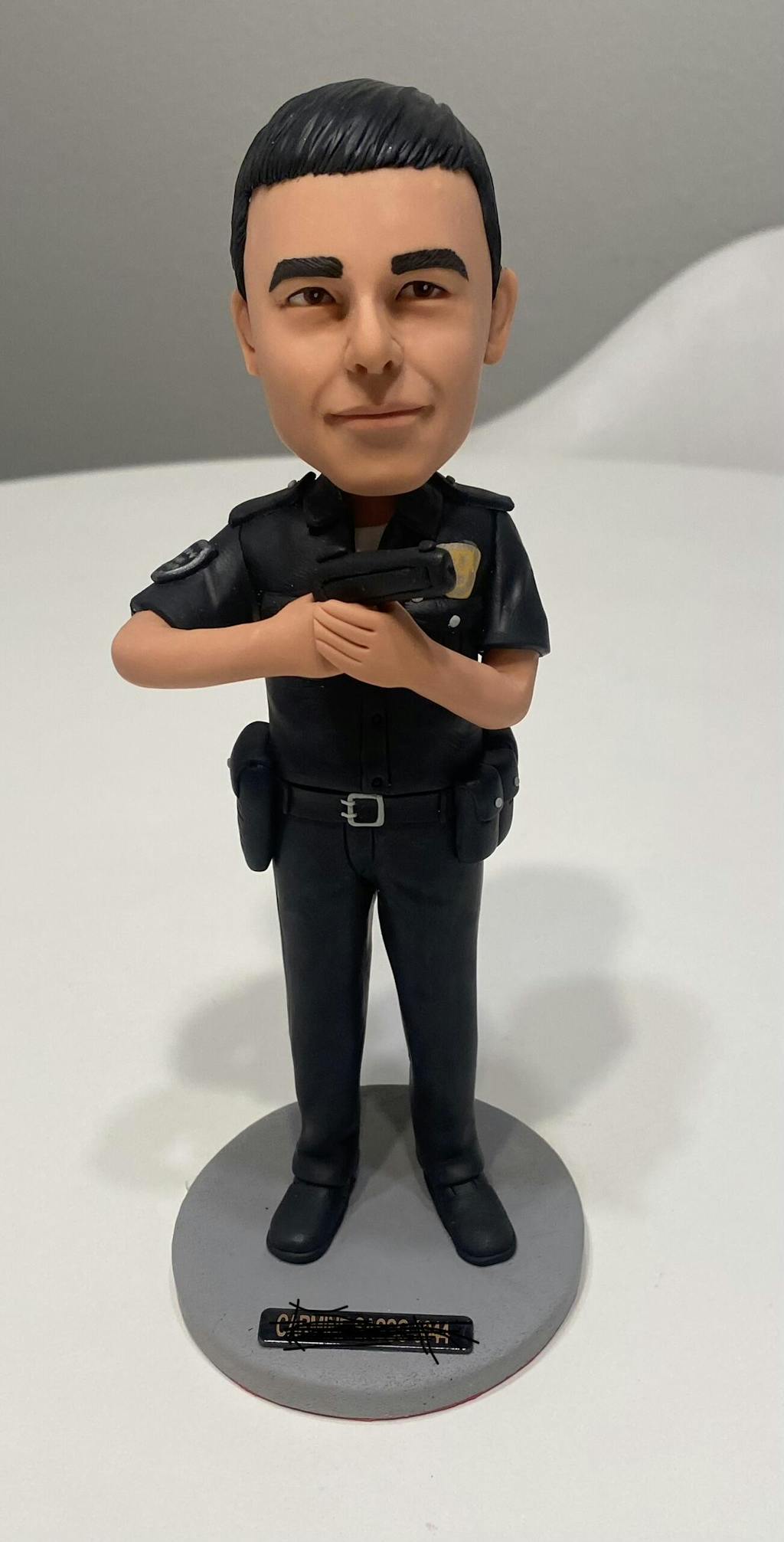 Armed Police Bobblehead | Police Officer Figurine | Memorable Gift ...