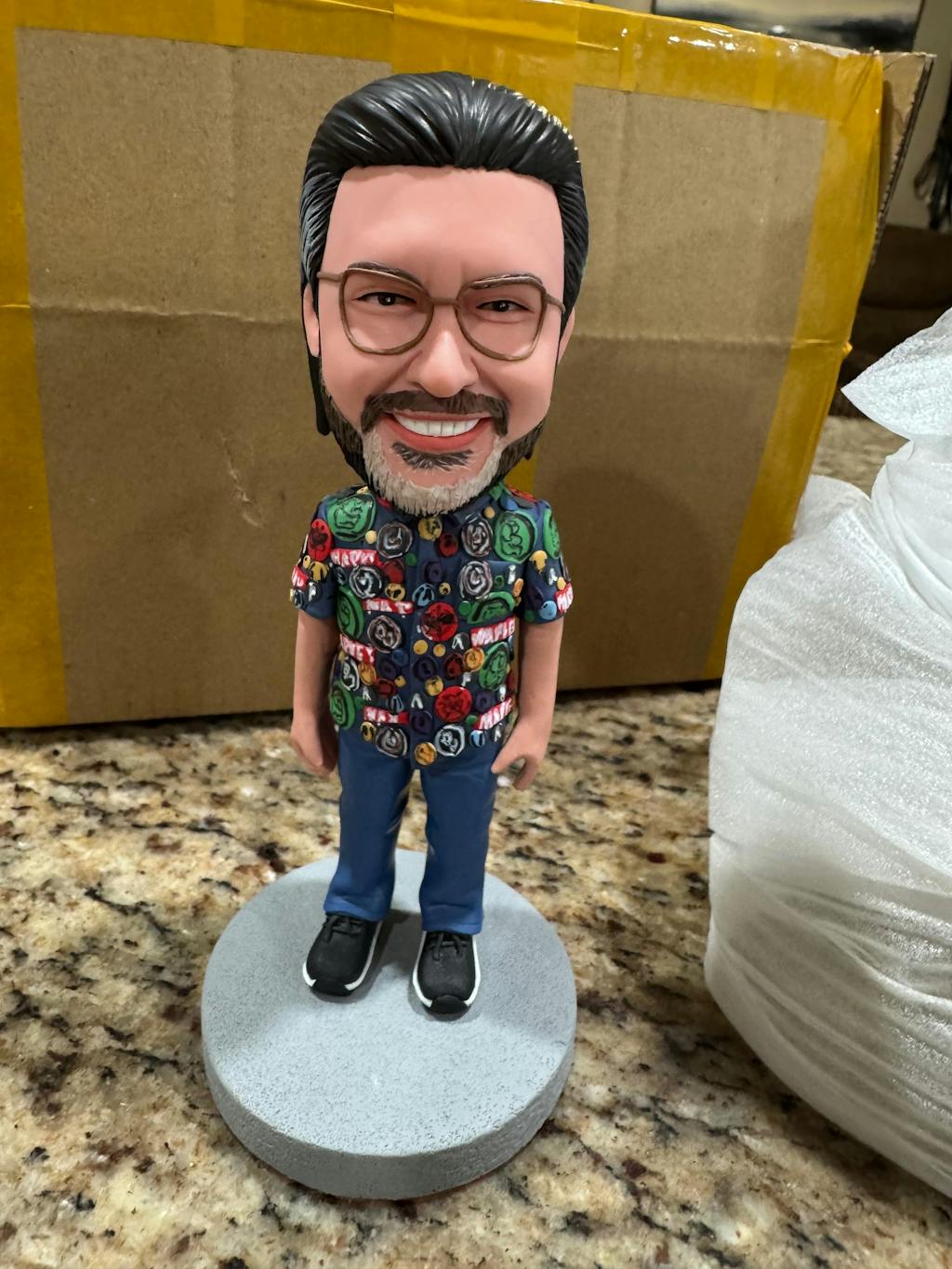 Telephone Salesperson Custom Bobblehead – bobbleheadcraft