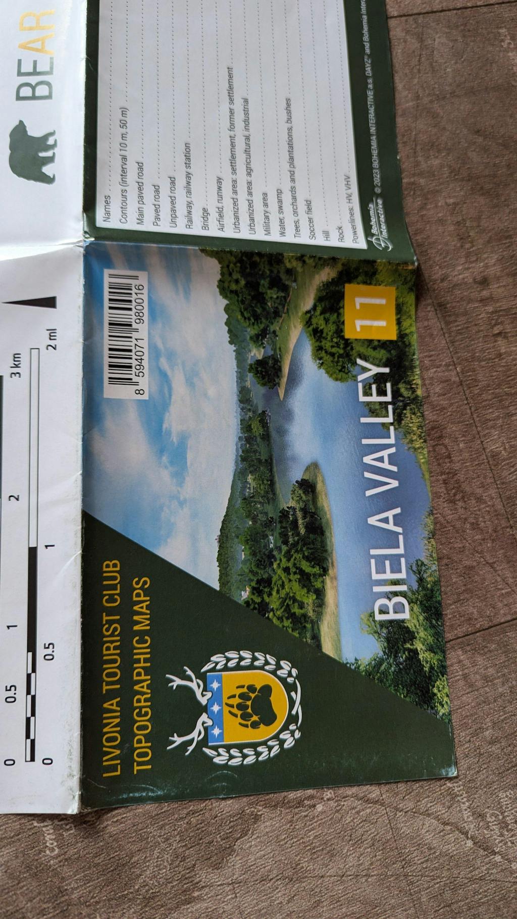 DAYZ - CHERNARUS + LIVONIA + FROSTLINE SAKHAL PRINTED MAPS COMPLETE BU – BOHEMIA INTERACTIVE