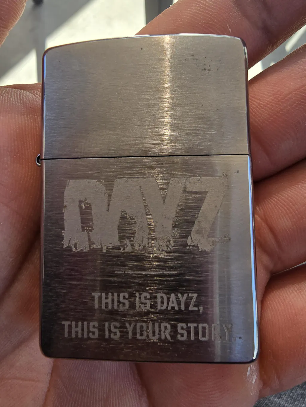 DAYZ - THIS IS YOUR STORY ZIPPO LIGHTER | SILVER – BOHEMIA INTERACTIVE