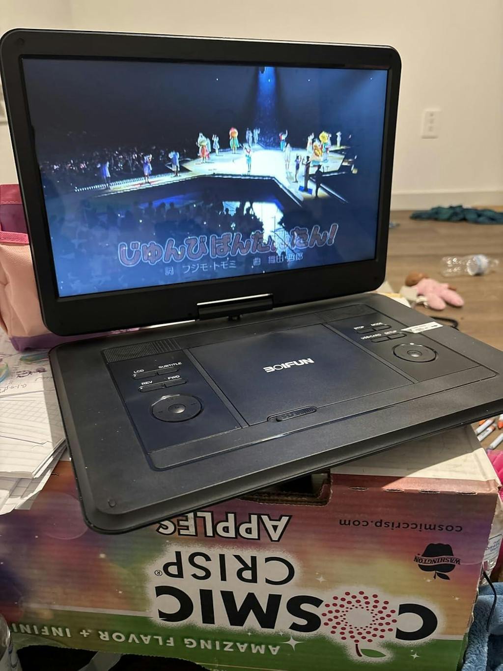 BOIFUN 15.6 Inch Portable DVD Player BFN-161 with Anti-Shock