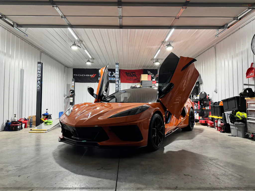 C8 Lambo Doors | Corvette Door Installation | Bokeyno Motorsports