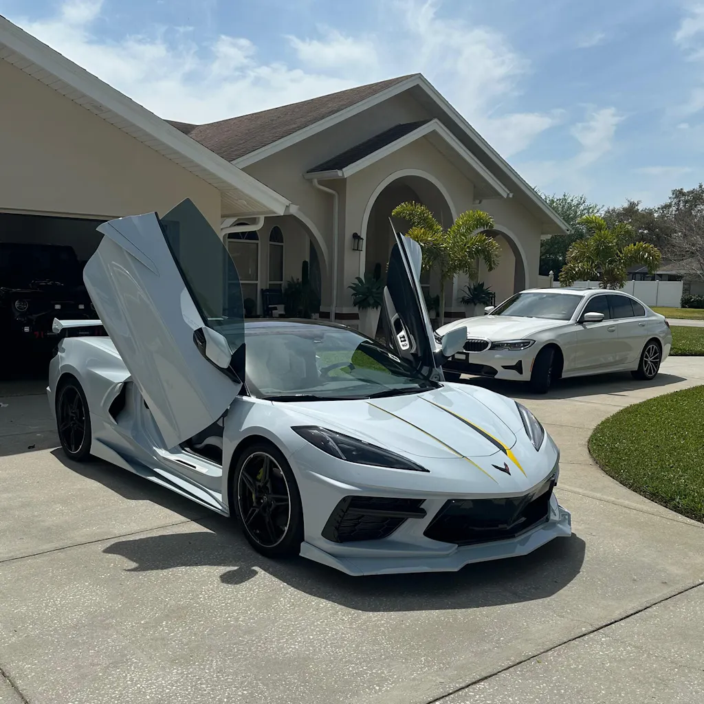 C8 Lambo Doors | Corvette Door Installation | Bokeyno Motorsports