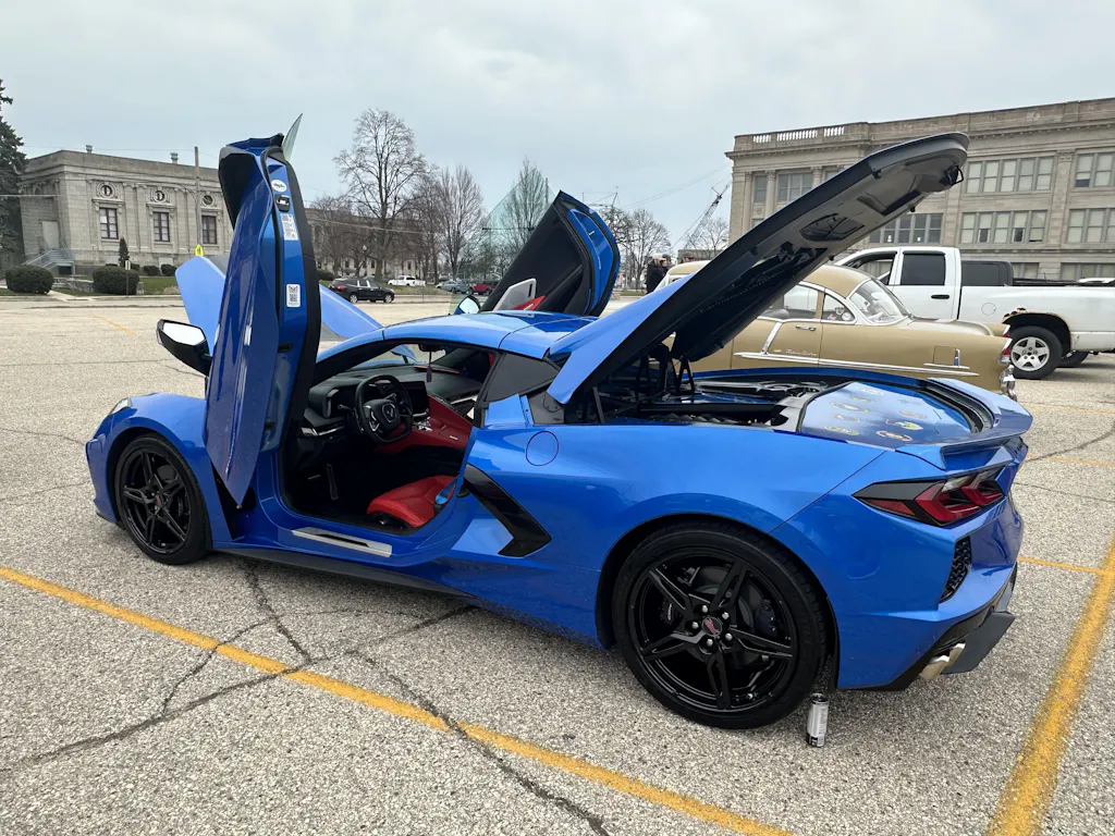 C8 Lambo Doors | Corvette Vertical Door Installation | Bokeyno Motorsports