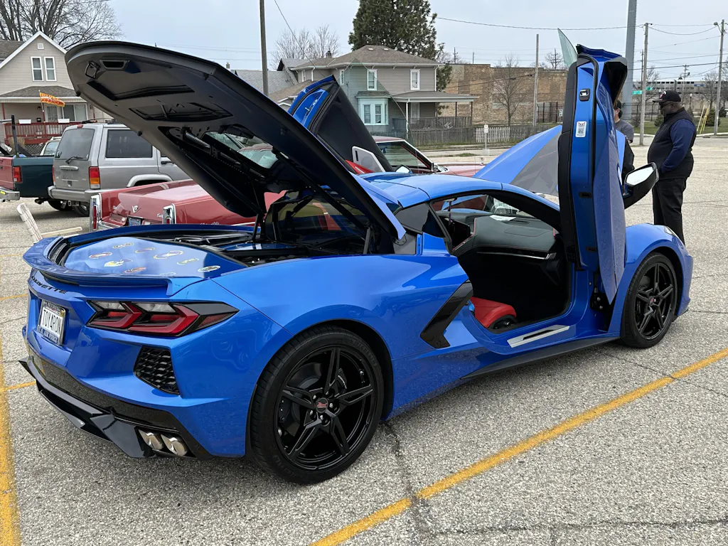 C8 Lambo Doors | Corvette Vertical Door Installation | Bokeyno Motorsports