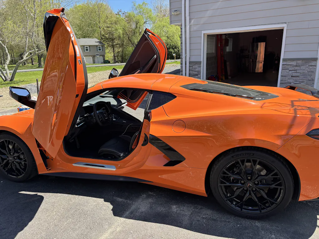 C8 Lambo Doors | Corvette Vertical Door Installation | Bokeyno Motorsports