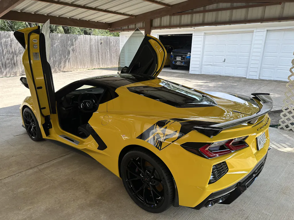 C8 Corvette Lambo Doors Kit Installation | Bokeyno Motorsports