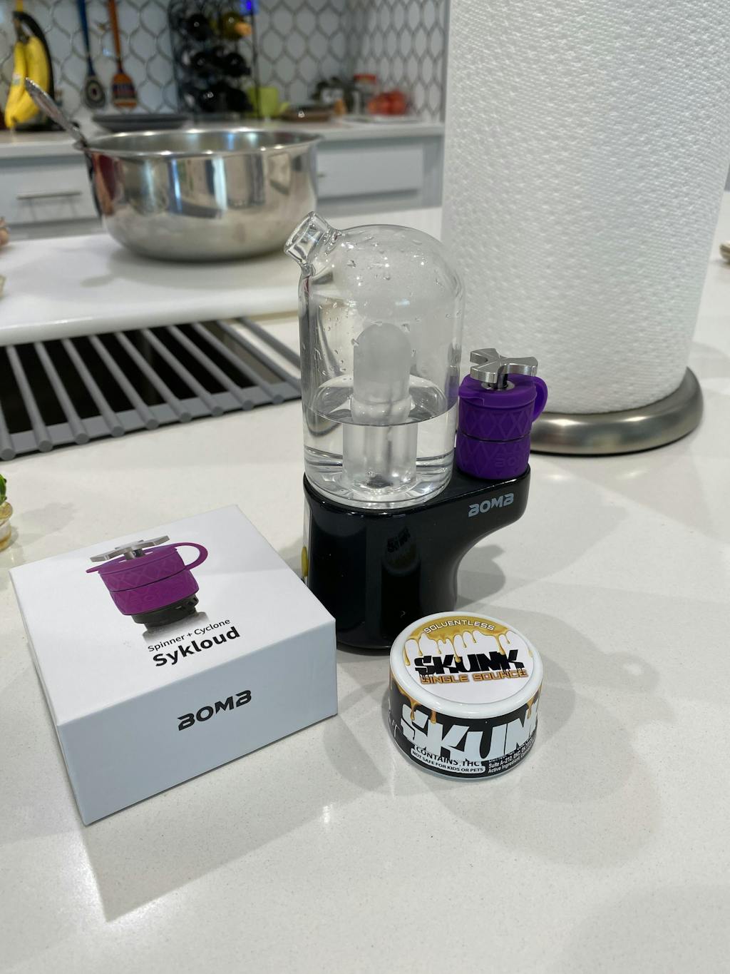 Bomb Erig Sykloud Atomizer - Purple – BOMB