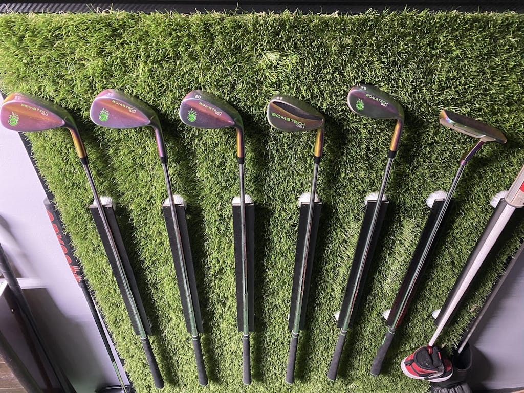 New! BombTech Golf 3.0 Volcano Torched Blade Putter | Golf Clubs for Sale