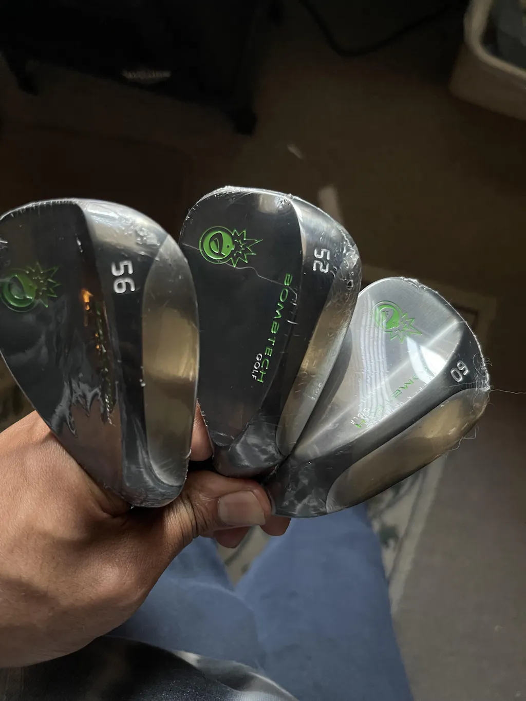 Limited Edition BombTech Wedge Set 52, 56 & 60 | Black 3 Wedge Set Golf
