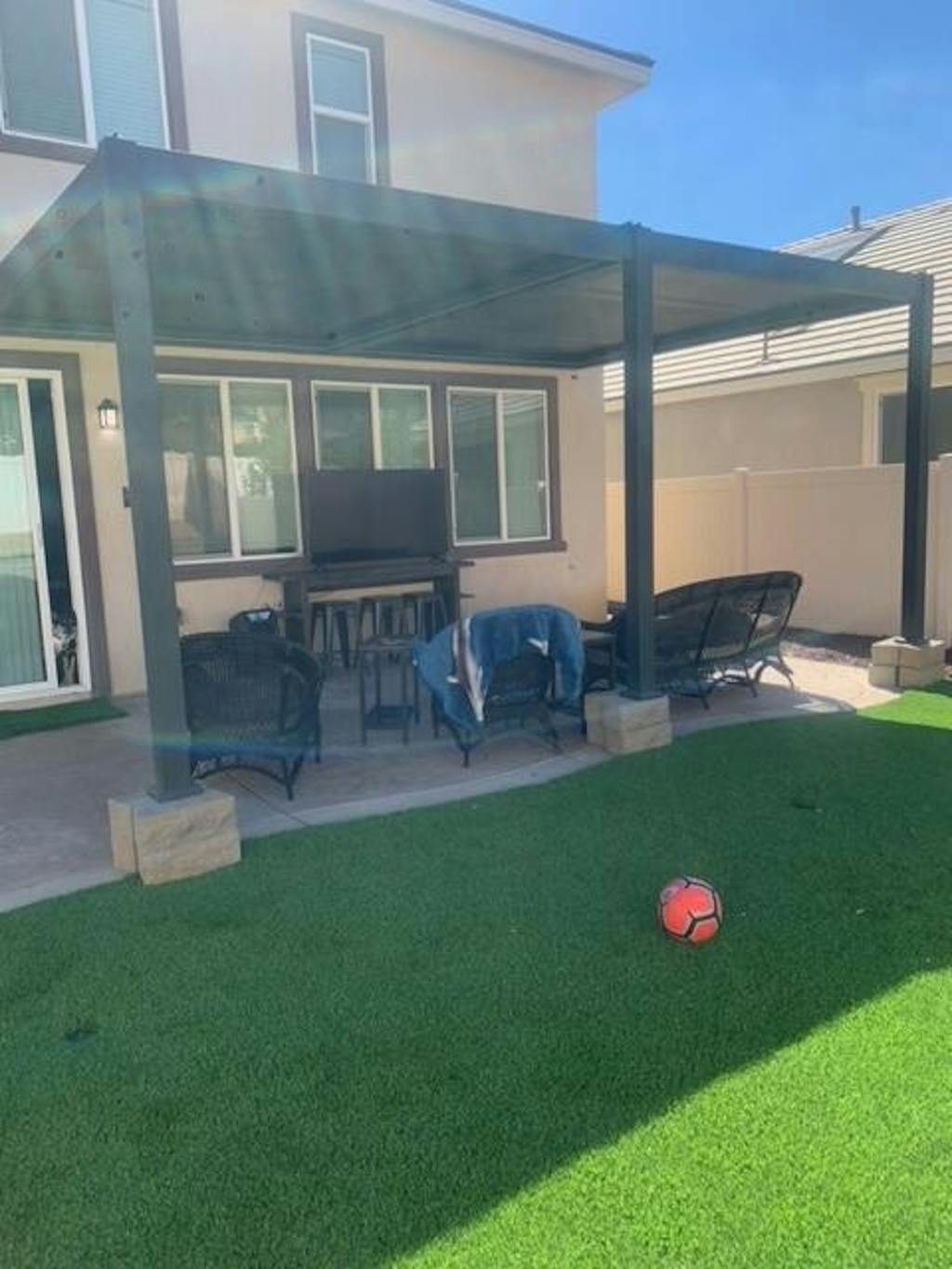 9ft Extended Post Villa Pergola at BON Pergola