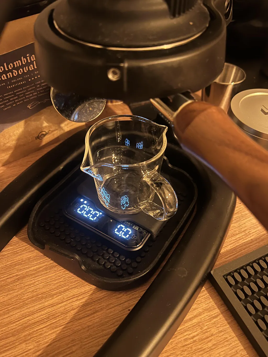 BOOKOO Themis mini bluetooth coffee scale black 0.1g with digital timer ...