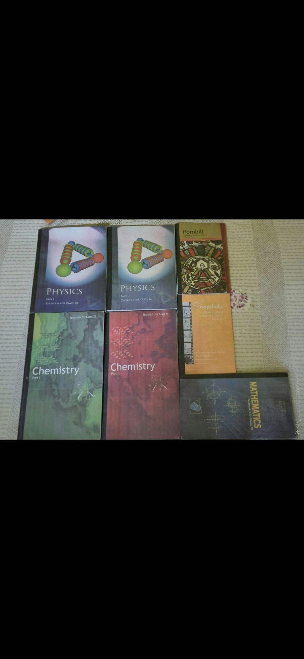 NCERT PCM Books Set of Class 11th | 7 Books of PCM Science English ...