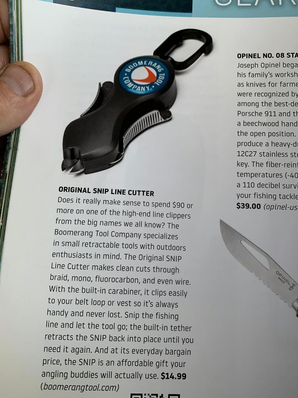 SNIP Fishing Line Cutters – Boomerang Retractable Outdoor Products