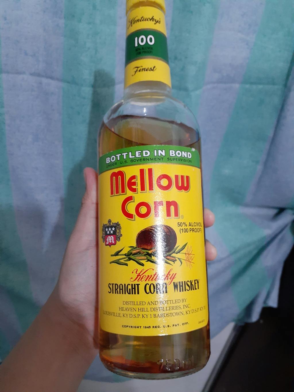 Mellow Corn 4yo Whiskey - American Kentucky Corn Whiskey - 750ml - Boozy.ph