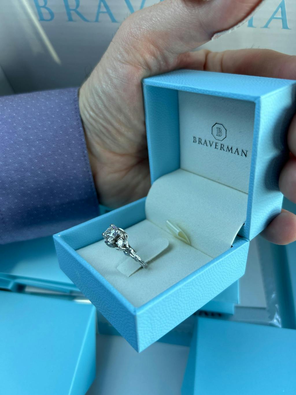 Vintage Engagement Ring, 18K Gold, Hand Engraved Ring, Moissanite Enga ...