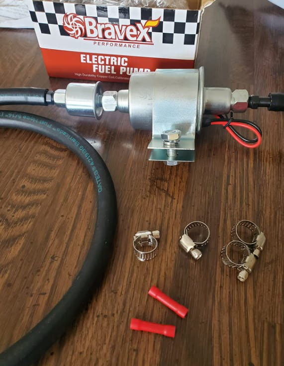 Bravex 2.5-4 Psi Electric Fuel Pump Universal Inline 12V Low-Pressure – Bravex Tools