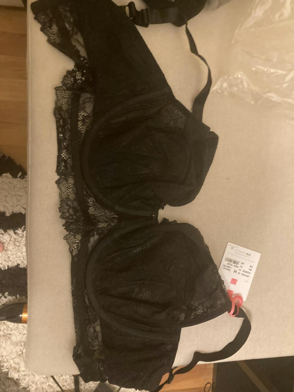 Cleo by Panache Selena Longline Plunge Underwire Bra (10626) - Noir ...