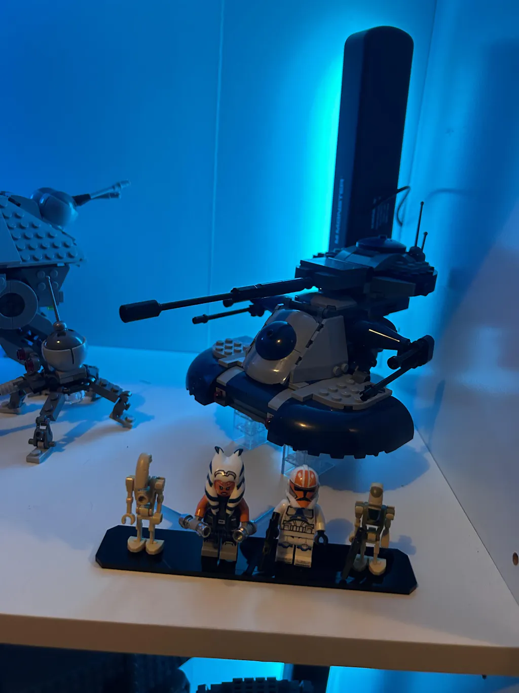 Acrylic Display Base with Studs for LEGO Minifigures | Brickcessories
