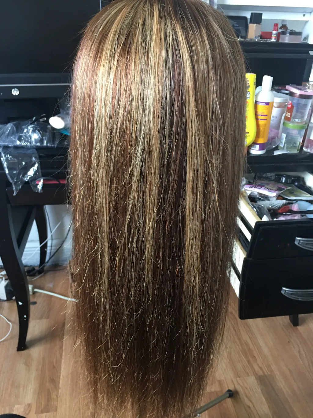Highlight Straight Lace Front Wig Human Hair Wig #4/27 | Bridger Hair ...