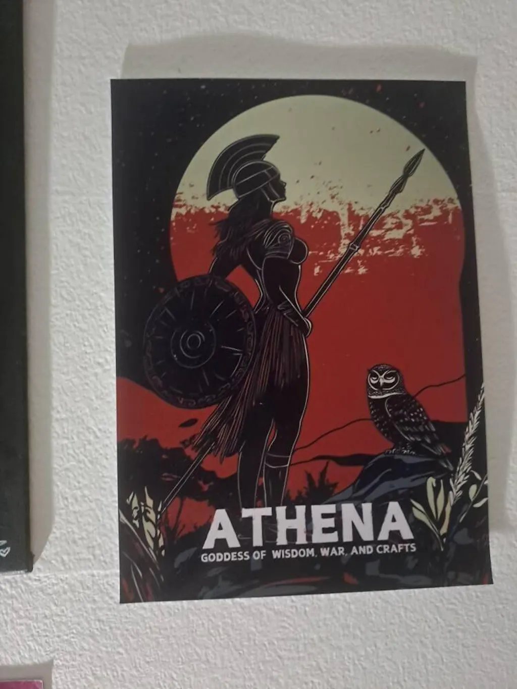 Athena Goddess Print - Ancient Greece Artwork – Brighton Posters