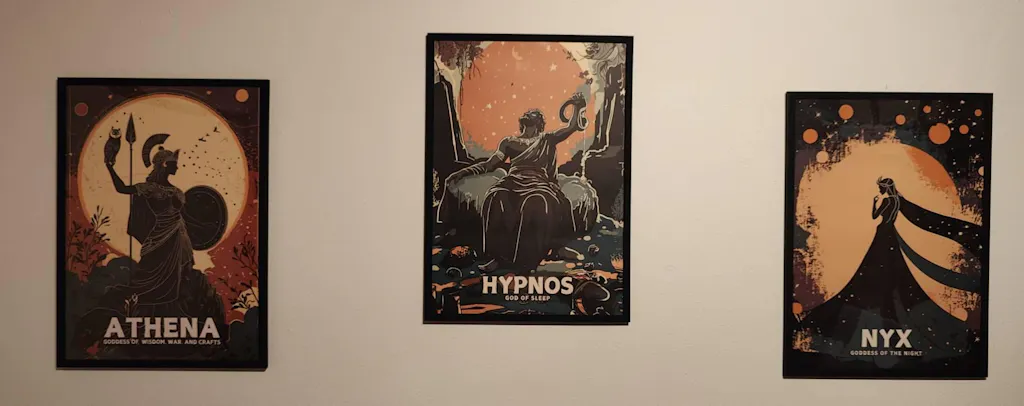 Athena Goddess Poster - Greek Goddesses Artwork – Brighton Posters