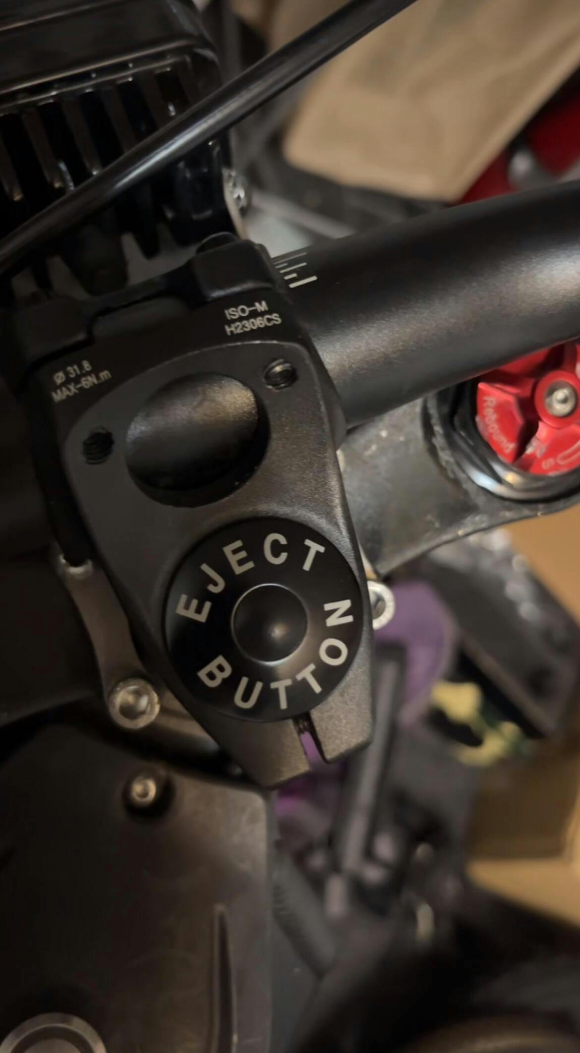 Eject Button Custom Bicycle Headset Stem Top Cap – Brinpire LLC ...