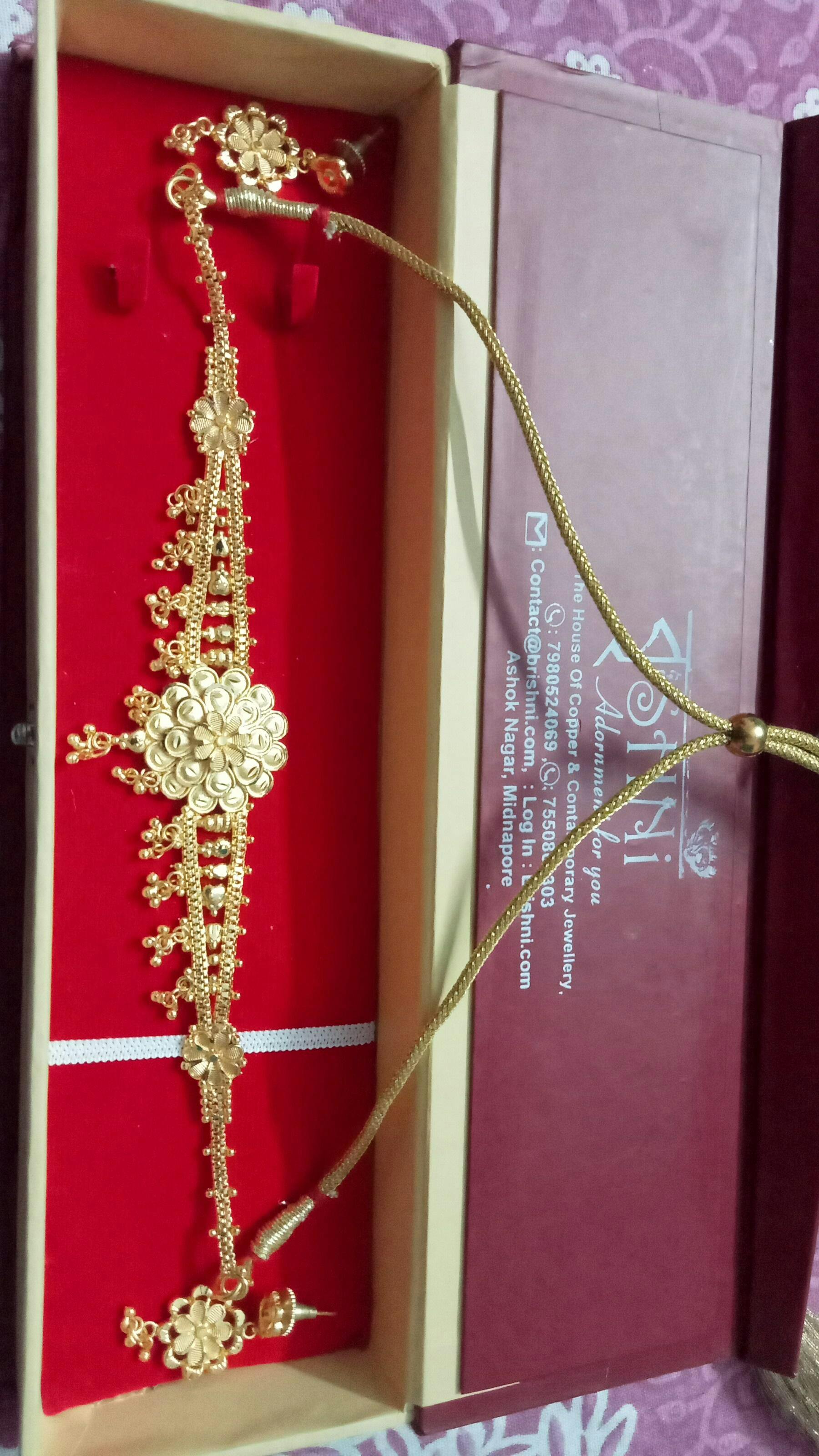 Shop Bengali Bridal Mukut (Crown) Online - 22K Gold Plated