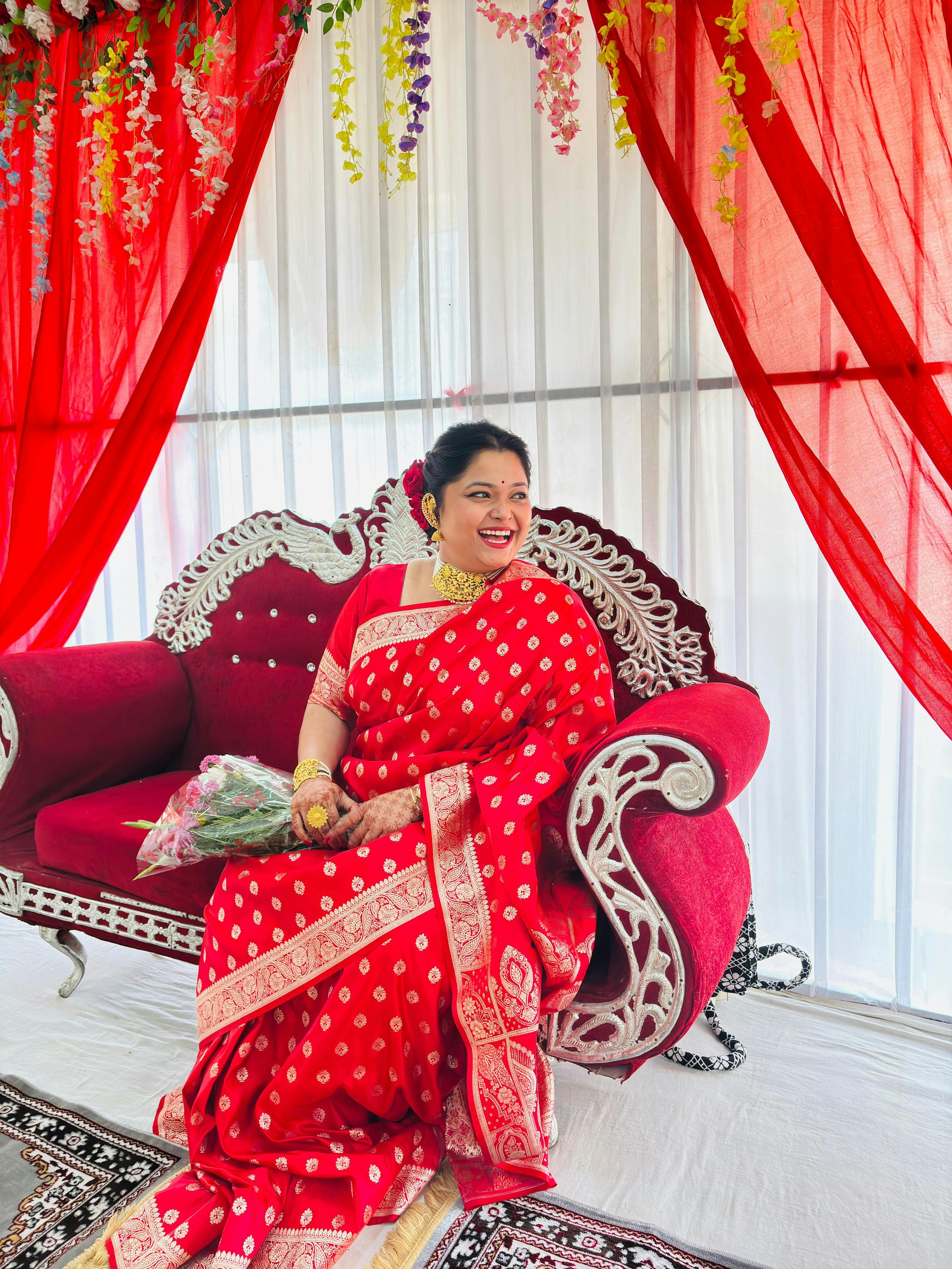 Shop Gold-plated Bridal Mangtika, Bengali Tiara-Tikli, Mathapatti