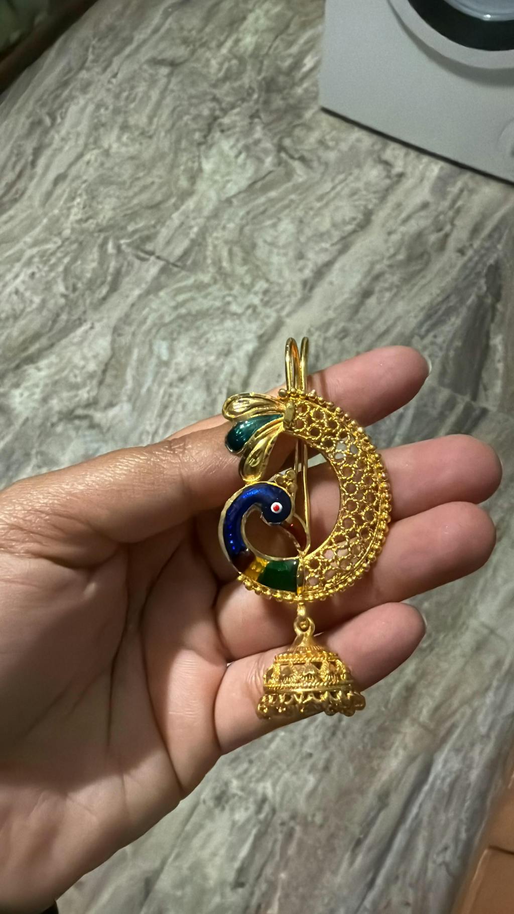 Shop Gold-plated Bridal Mangtika, Bengali Tiara-Tikli, Mathapatti