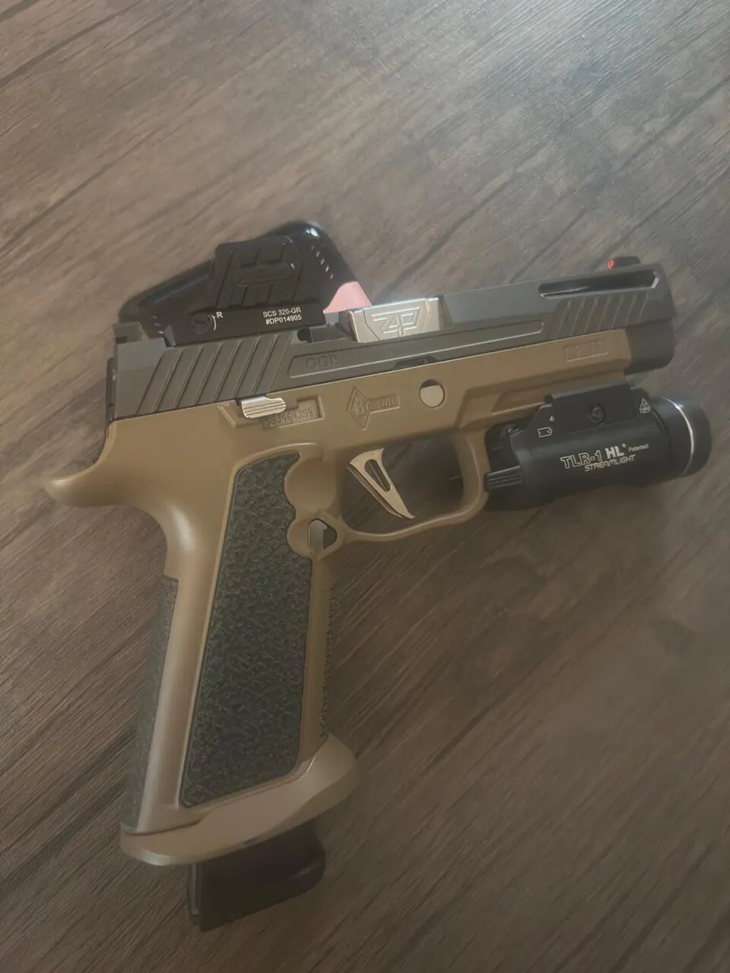 M1811 Grip Module with Tiger Stripe Custom Cerakote Patterns – Brouwer LLC
