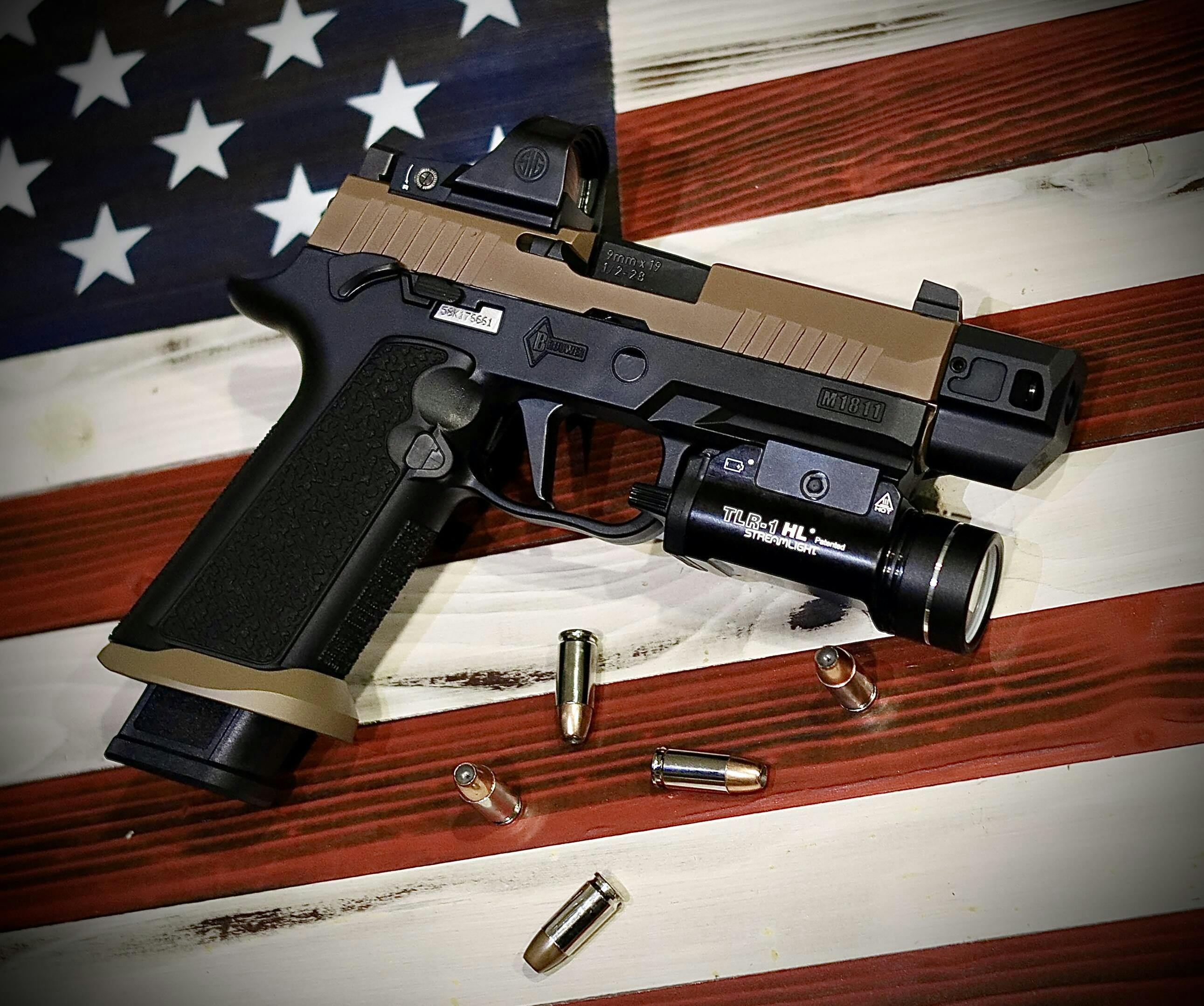 M1811 Grip Module with Tiger Stripe Custom Cerakote Patterns – Brouwer LLC