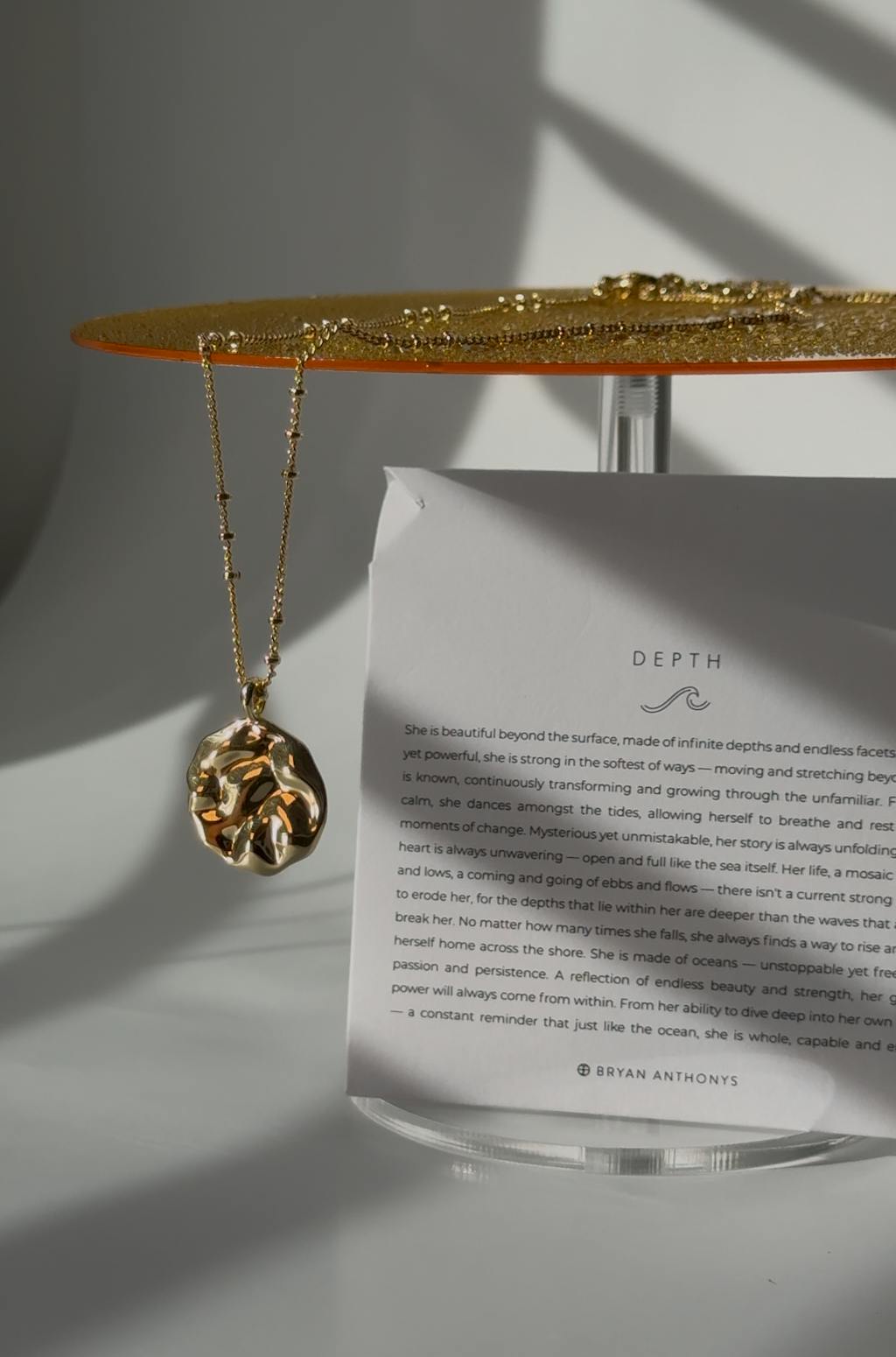 Depth Pendant Necklace | Bryan Anthonys