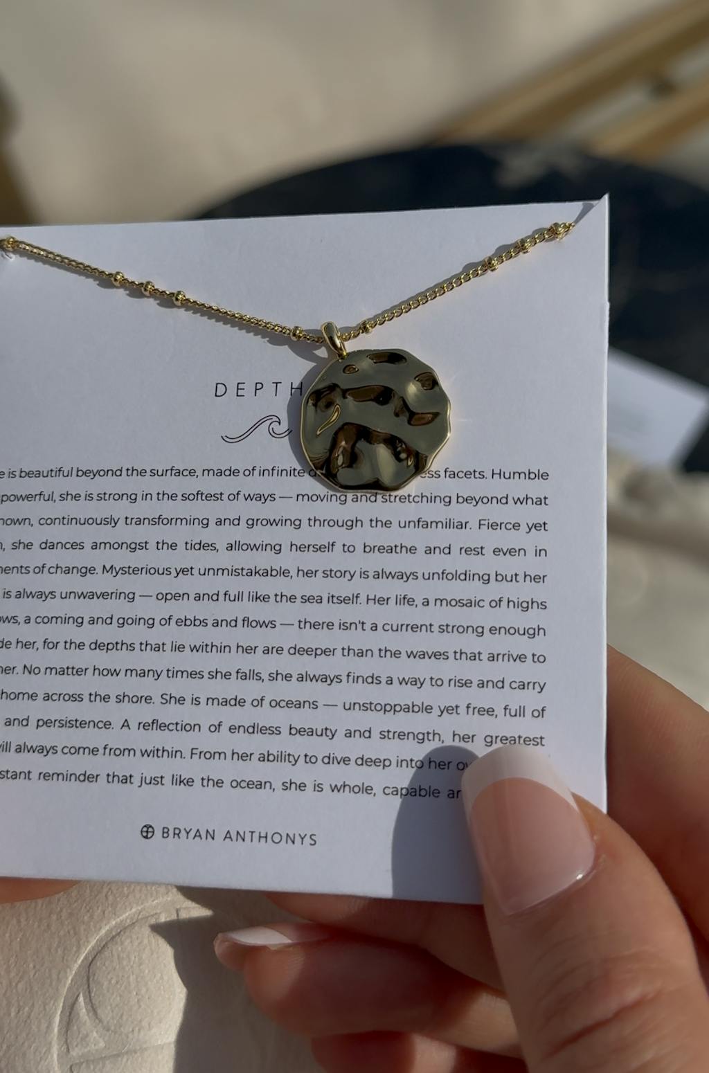 Depth Pendant Necklace | Bryan Anthonys