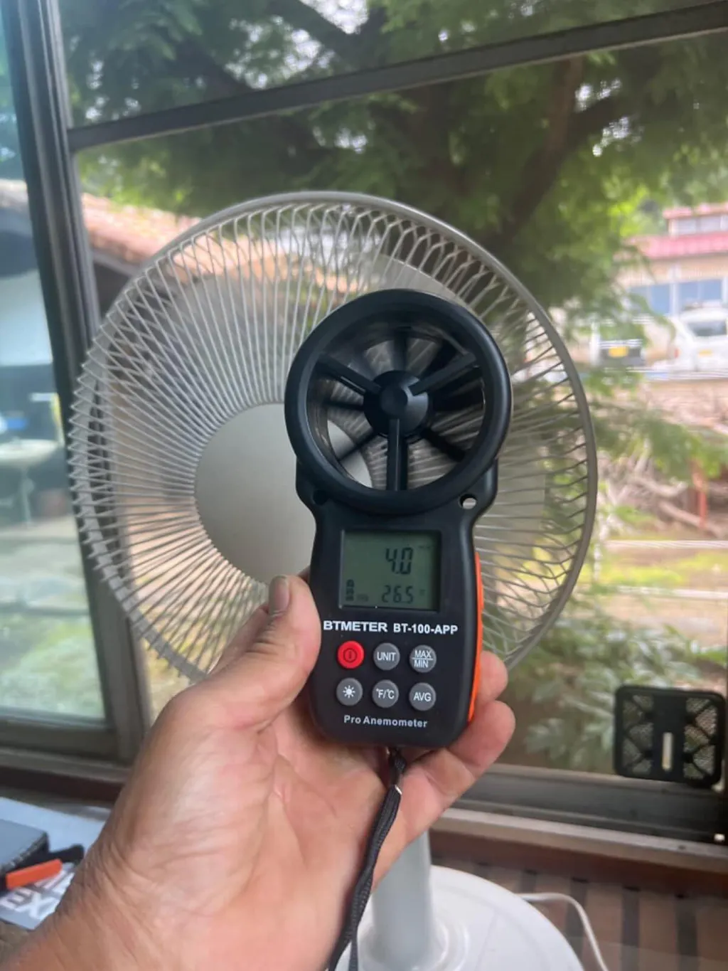 Digital Anemometer, Handheld APP Data Support