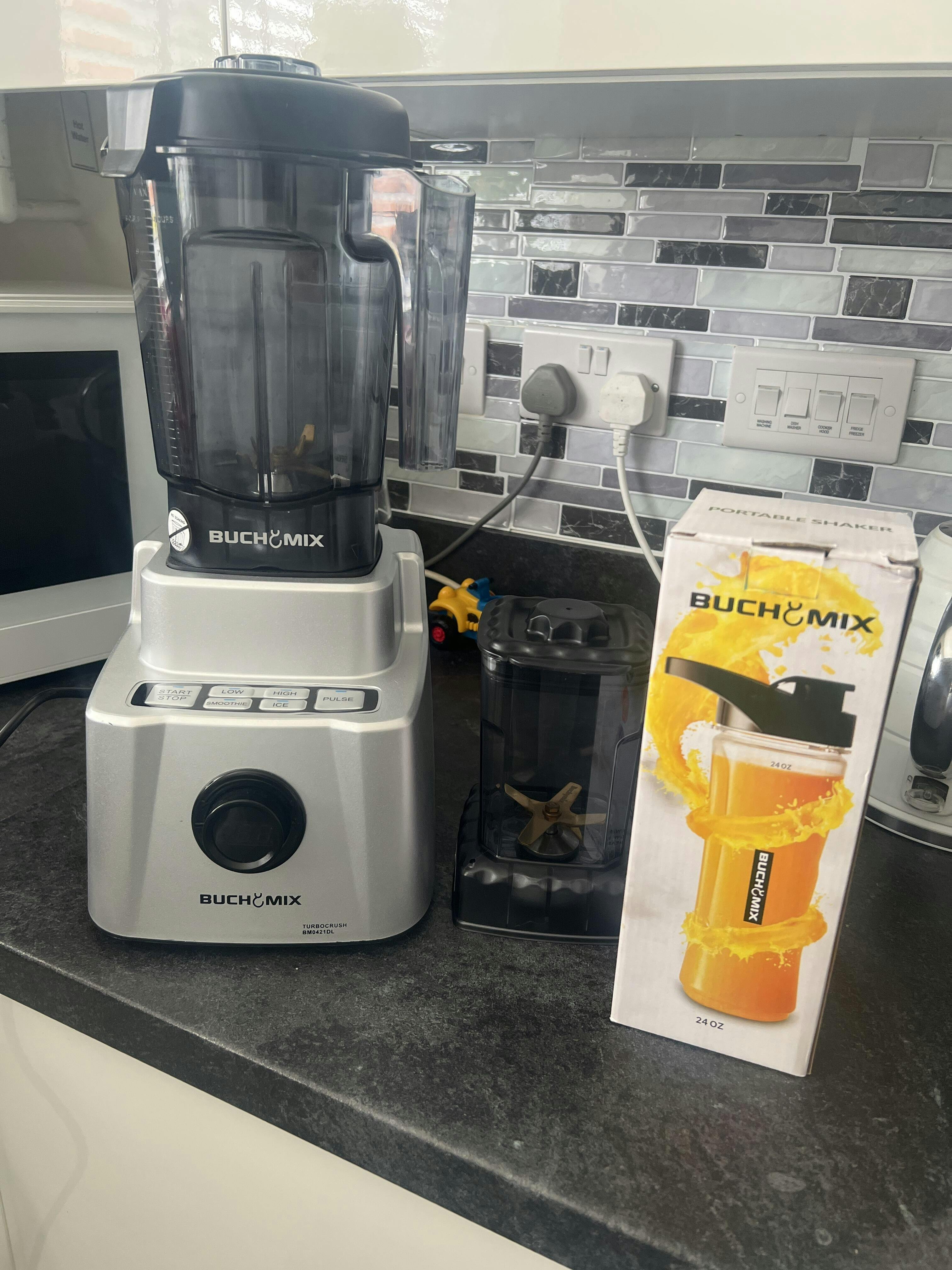 Turbocrush Professional Plus Digital Blender BM0421DL - Silver – Buchymix UK