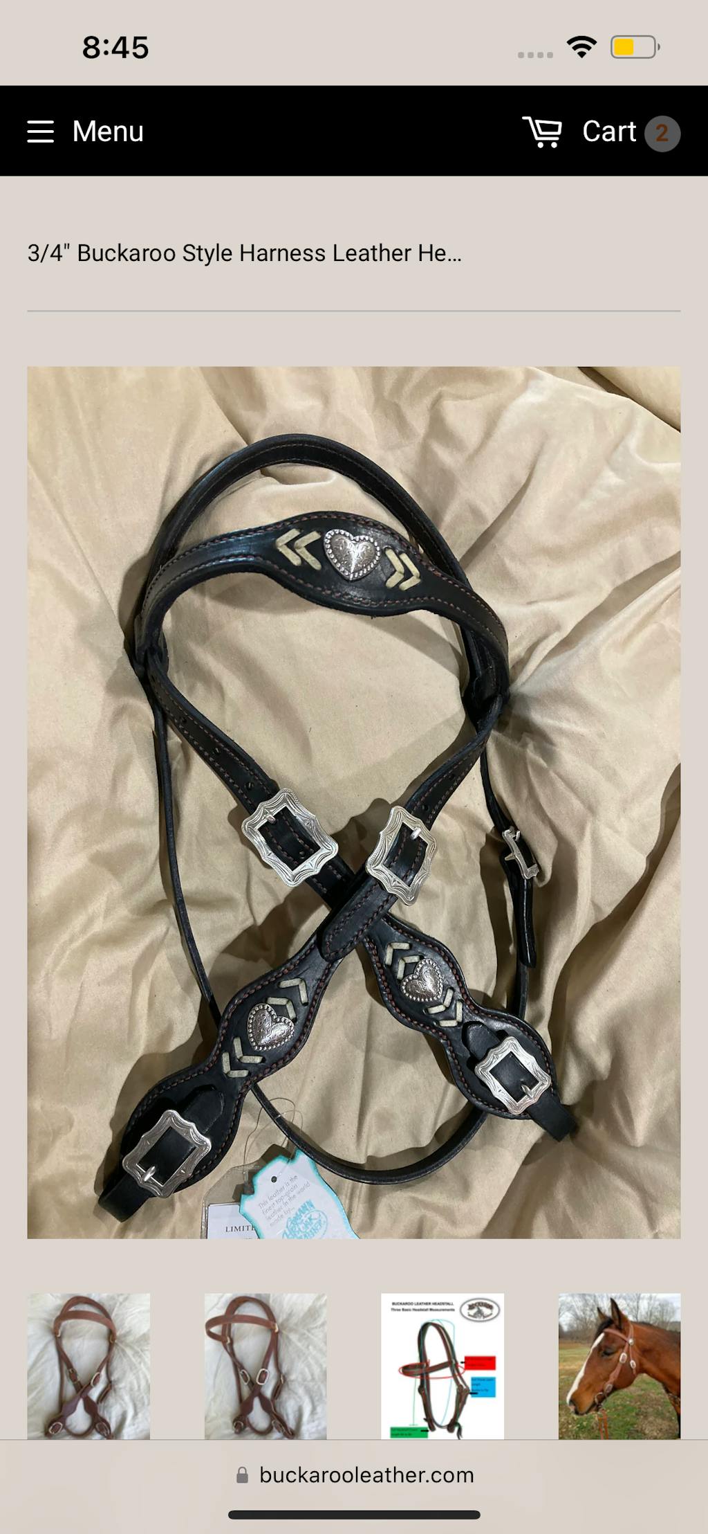 3/4" Buckaroo Style Harness Leather Headstall – Buckaroo Leather Products