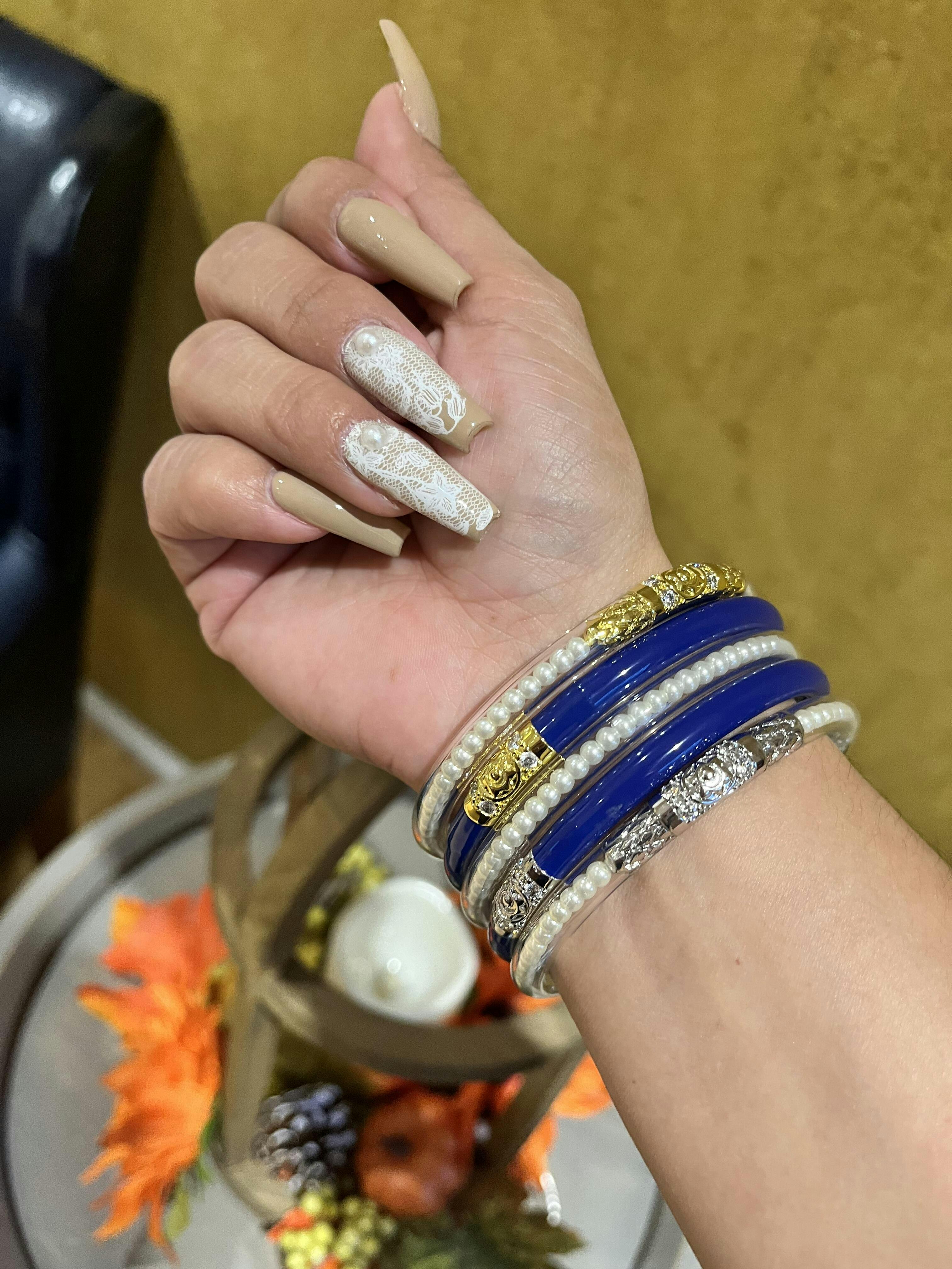 Clear Crystal Three Queens All Weather Bangles | BuDhaGirl