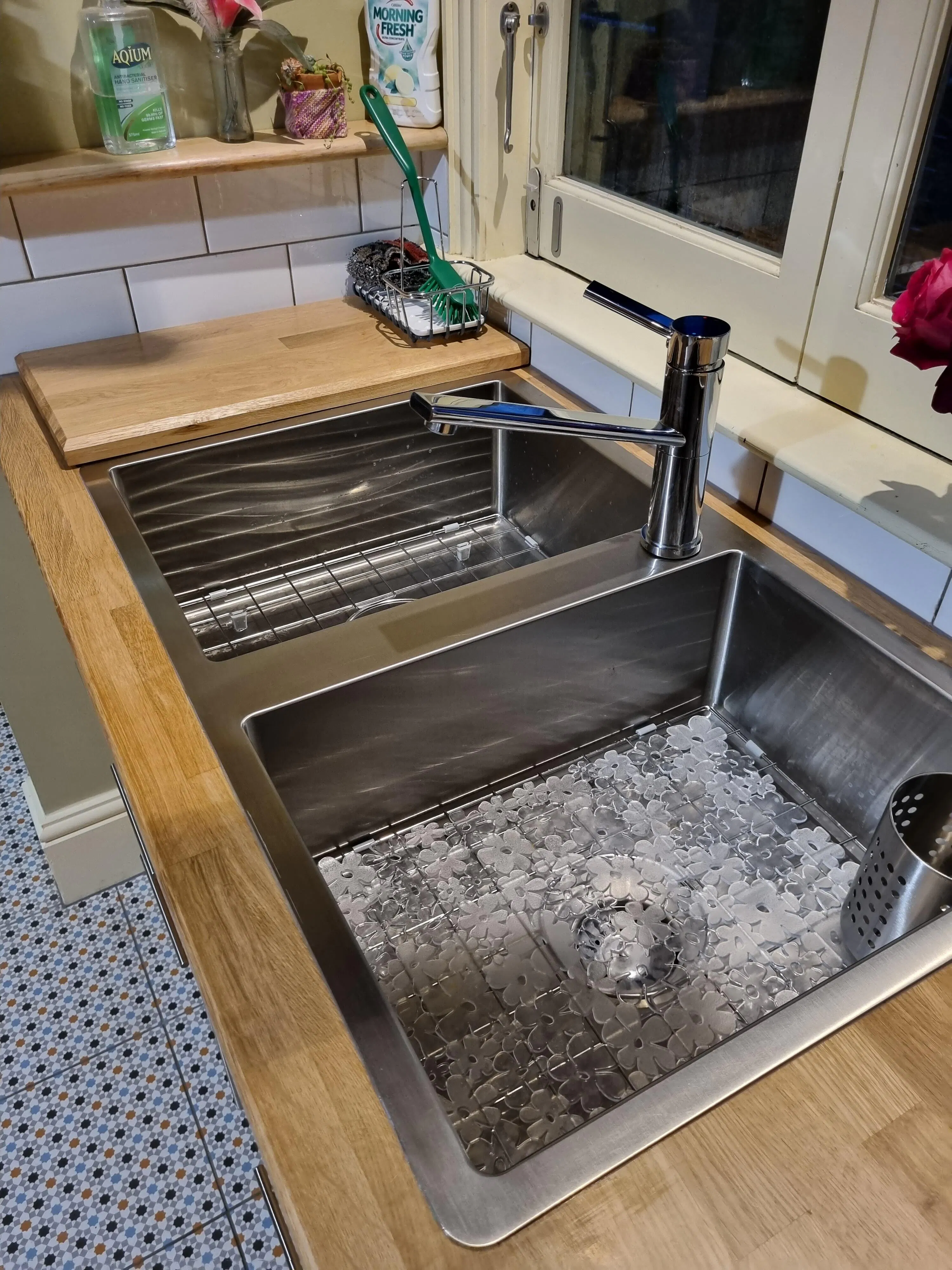 Jack 820x500 Double Bowl Tap Landing Sink – Buildmat