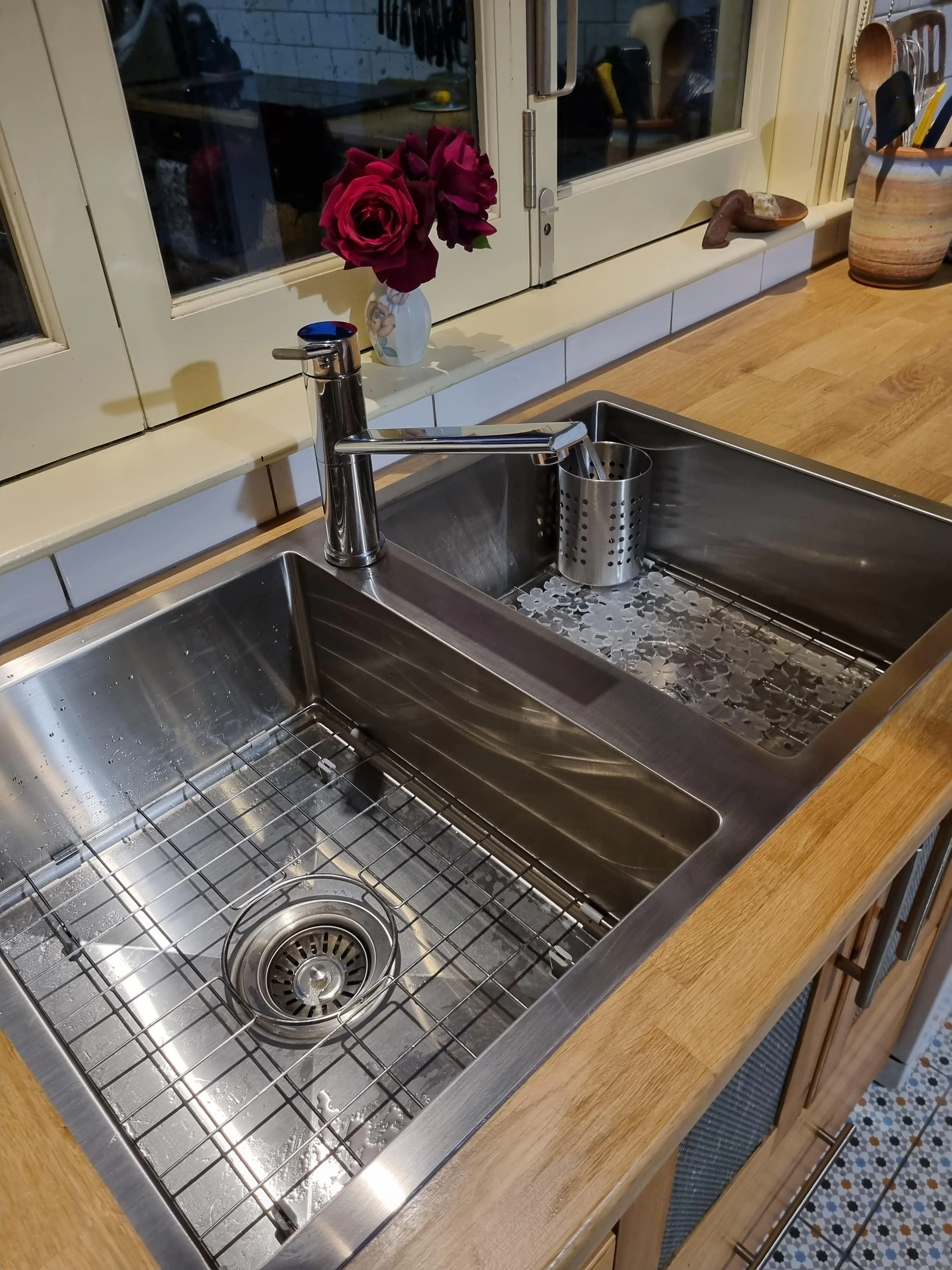 Jack 820x500 Double Bowl Tap Landing Sink – Buildmat