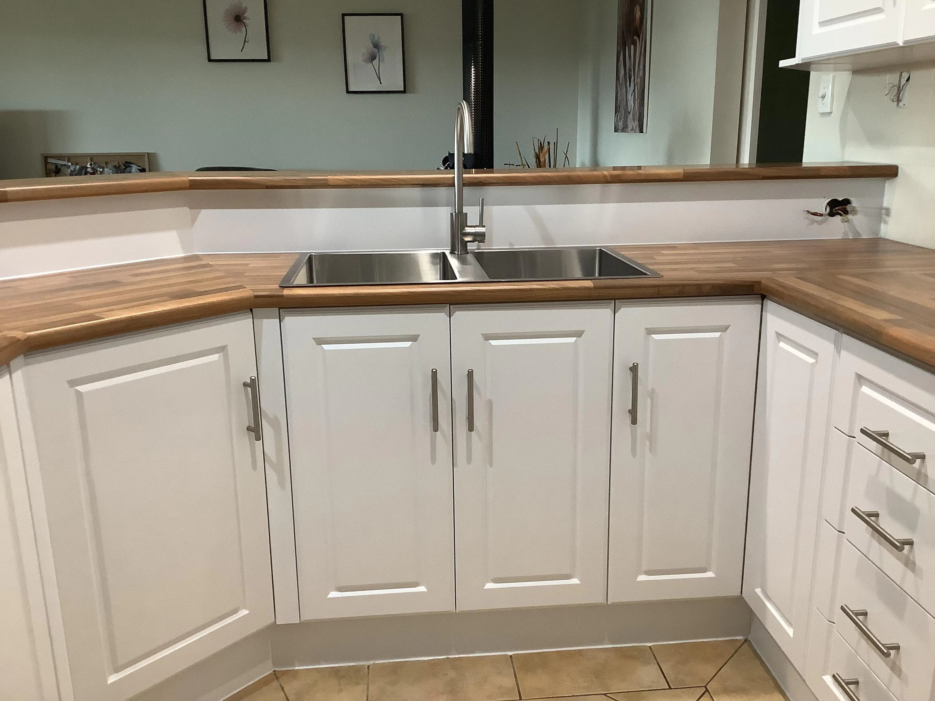 Jack 820x500 Double Bowl Tap Landing Sink – Buildmat