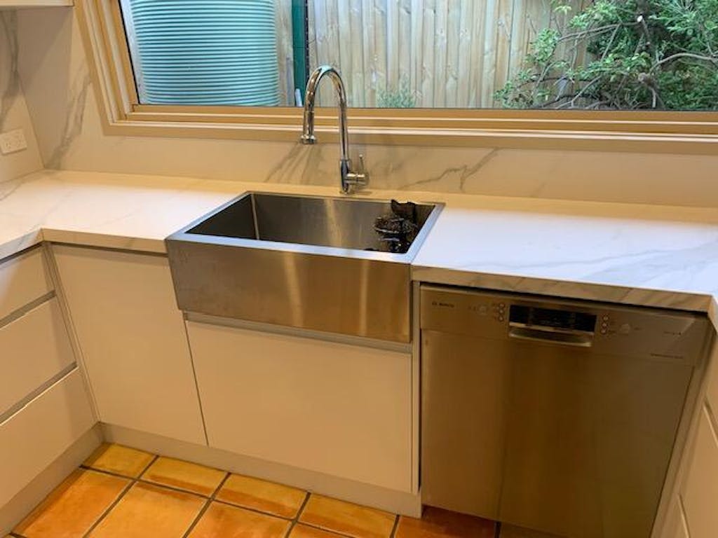 Buildmat Boden Belfast Stainless Steel Farmhouse Sink