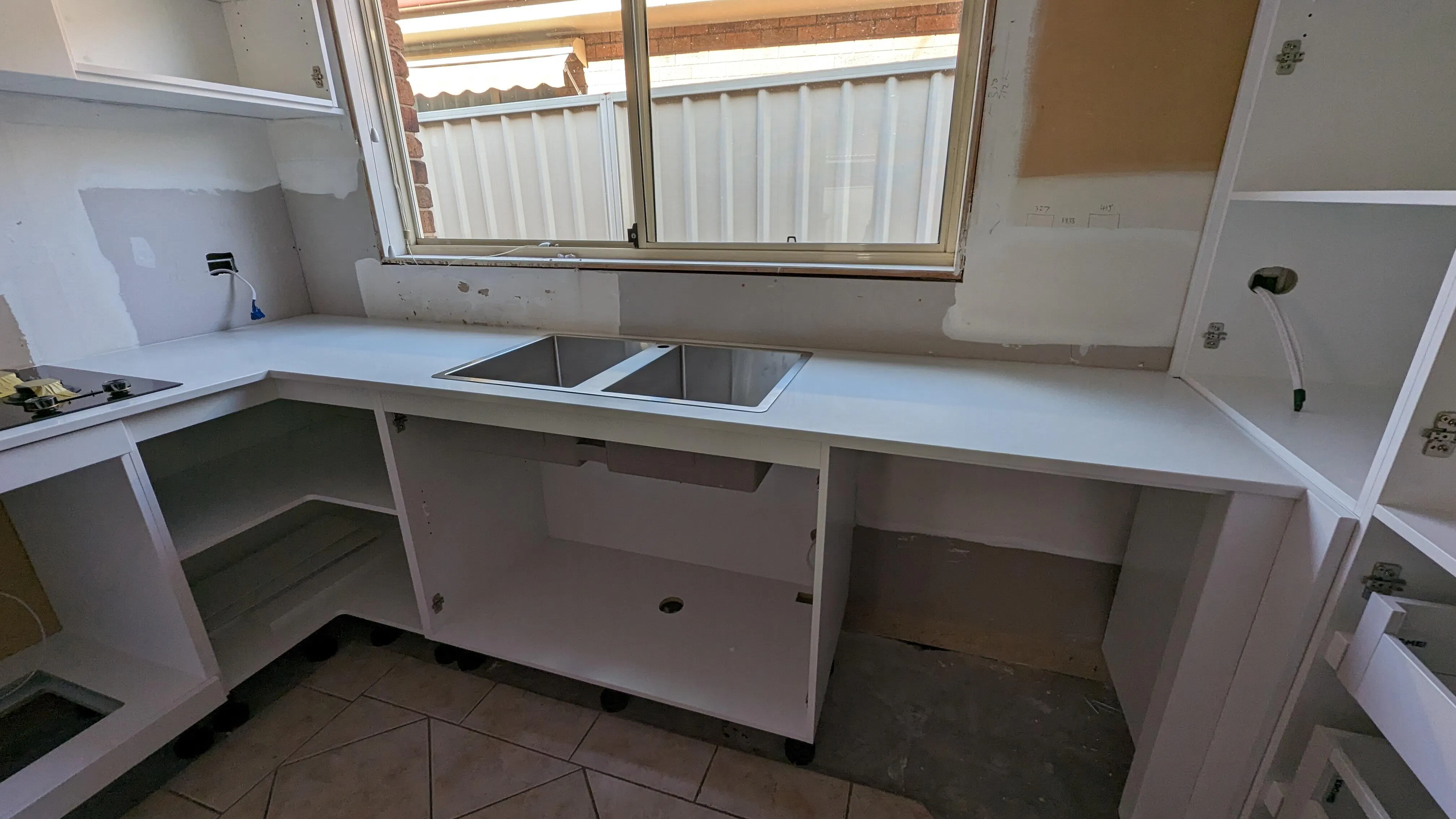 Jack 820x500 Double Bowl Tap Landing Sink – Buildmat