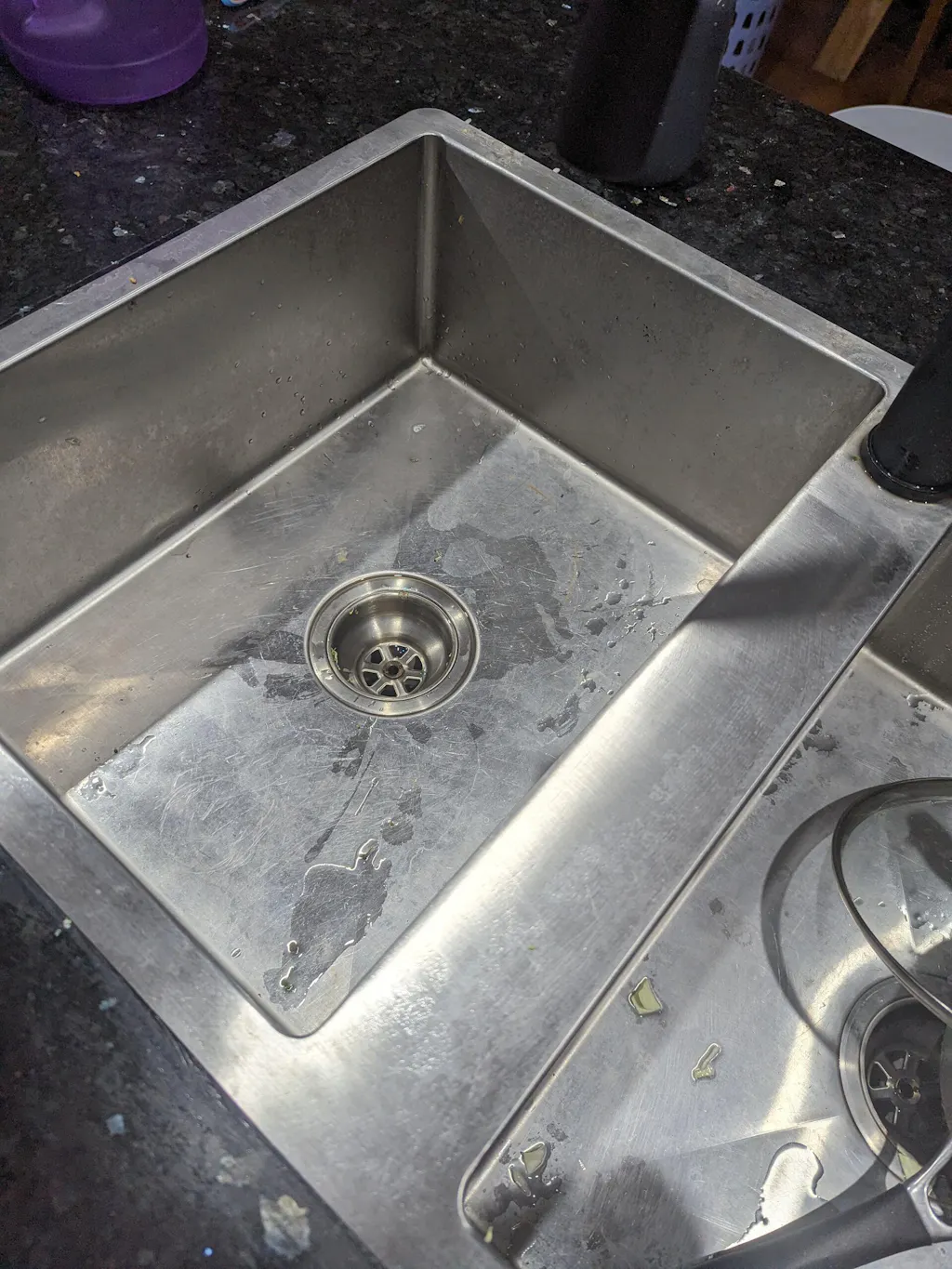 Alma Theo 1200x500 Double Bowl Tap Landing with Right Drain Board Sink ...